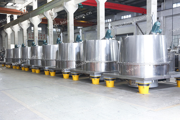 1200rpm Bottom Discharge Centrifuge 600kg Explosion Proof Centrifuge